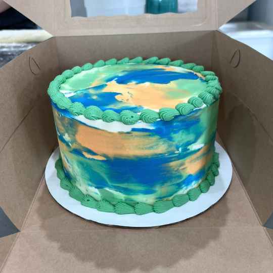 Colorful Smear Cake - custom – MadyCakesBakery